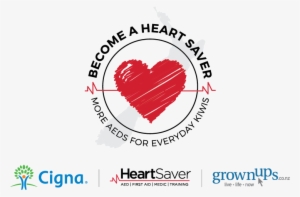 Become A Heart Saver - Heartsaver Logo Transparent PNG - 843x596 - Free ...