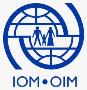 Iom Short Logo Blue - Iom Oim Transparent PNG - 356x384 - Free Download ...