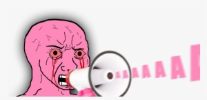 644kib, 1500x805, Pink Wojak - Illustration Transparent PNG - 1500x805 ...