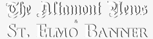 Altamont News Banner - Altamont Transparent PNG - 1200x345 - Free ...