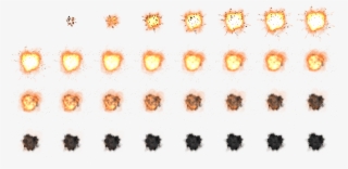 Download Explosion File Sprite Sheet - Explosion Sprite Sheet Png - HD ...