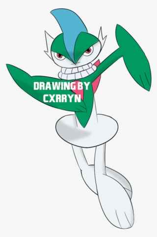 Custom Gallade Drawing For @starrpowergames On Twitter Transparent PNG ...